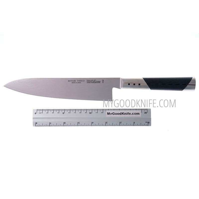 Gyuto Japanese kitchen knife Miyabi 7000D 34543-201-0 20cm for sale ...