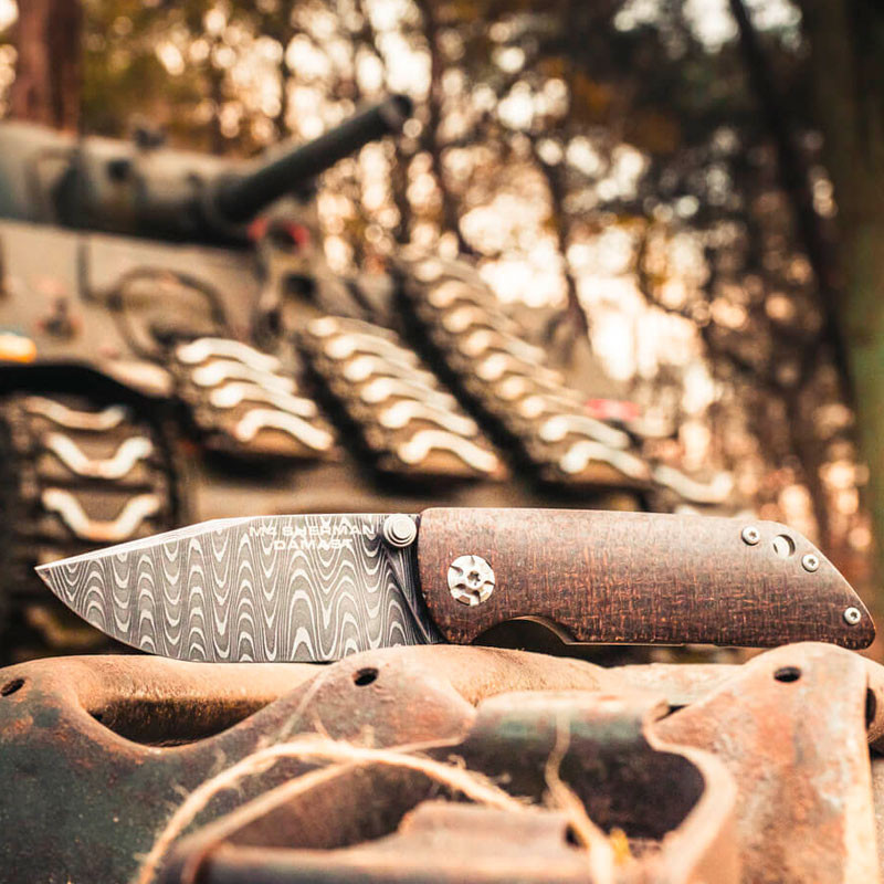 Folding knife Böker M4 Sherman-Damascus 110662DAM 7.7cm for sale ...