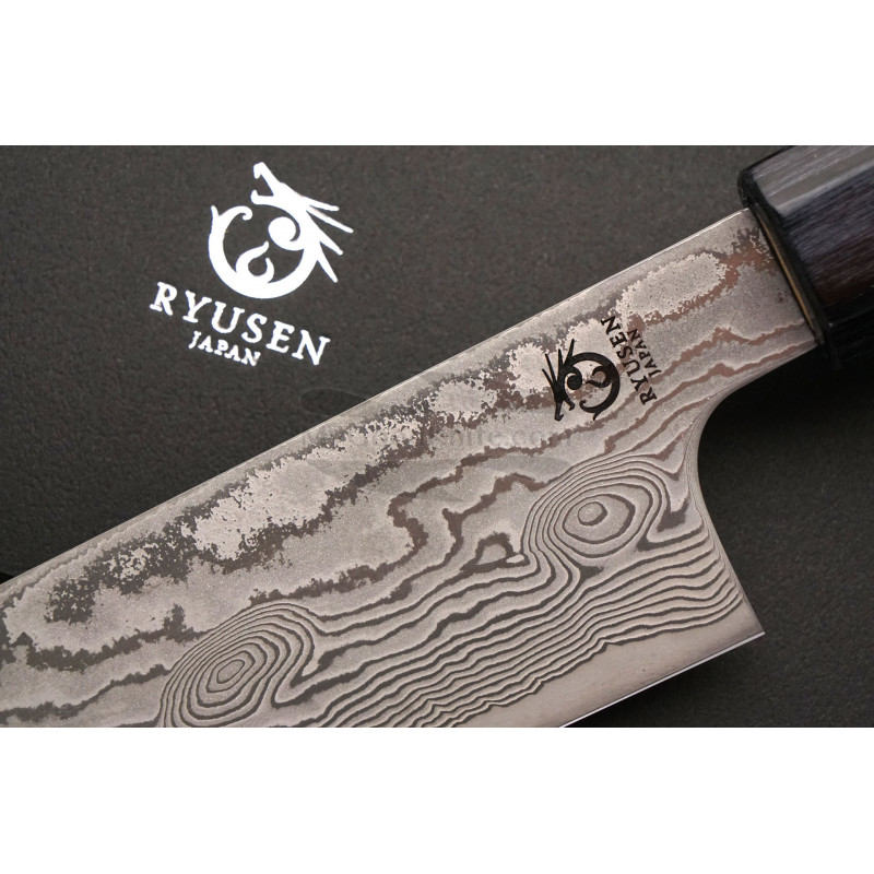Sujihiki Japanese kitchen knife Ryusen Hamono Bonten Unryu BU-309 27cm ...