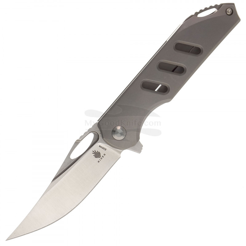 Folding knife Kizer Cutlery Assassin Titanium Gray Ki3549A1 8cm for ...