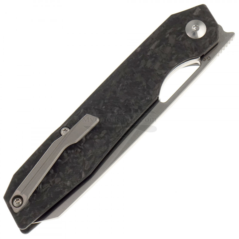 Folding knife Kizer Cutlery Genie Carbon Fiber Black Ki4545A2 8.6cm for ...