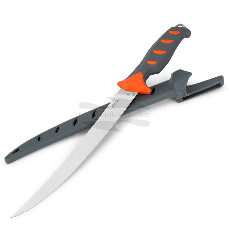 Fishing knife Buck Knives Hookset 146 Fresh Water Fillet Gray/Orange ...