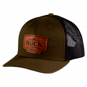 Cap Buck Knives Patch Trucker OD Green 89160 for sale | MyGoodKnife