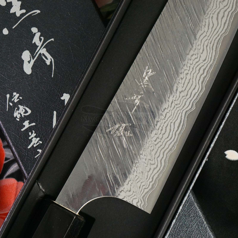 Gyuto Japanese kitchen knife Yu Kurosaki Fujin VG10 Damascus ZVD-210CHO ...