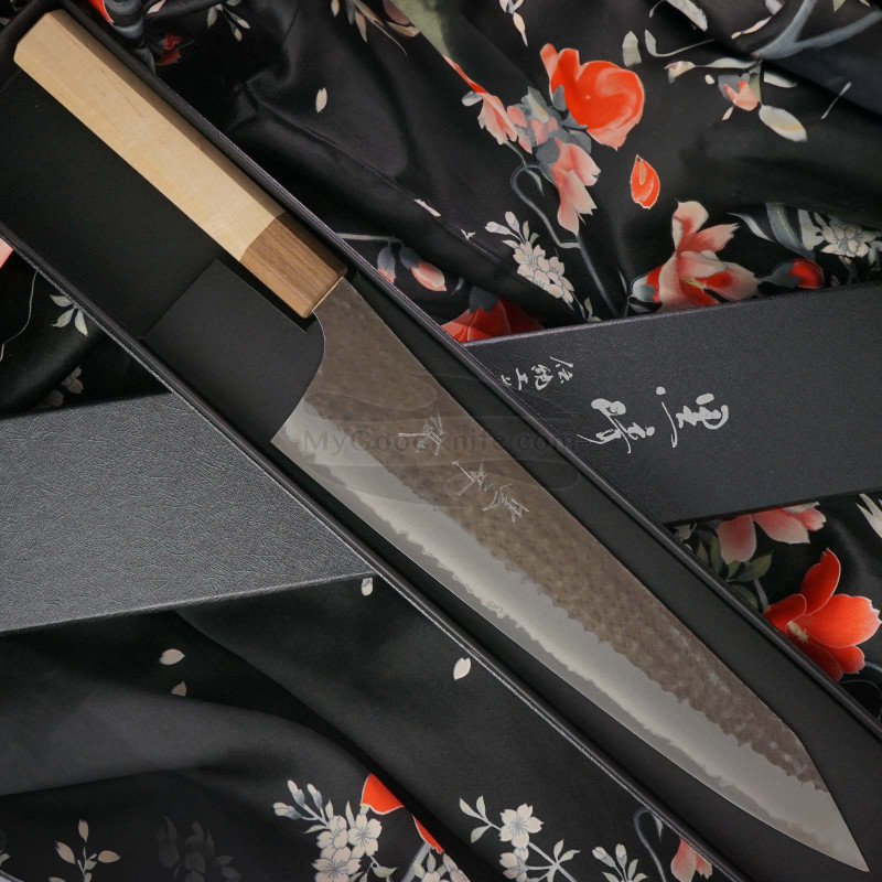 Gyuto Japanese kitchen knife Yu Kurosaki Koku sen Aogami Super ZBSE ...