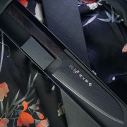Santoku Japanese kitchen knife TOJIRO Sakuya FD-1377 16.5cm for sale ...