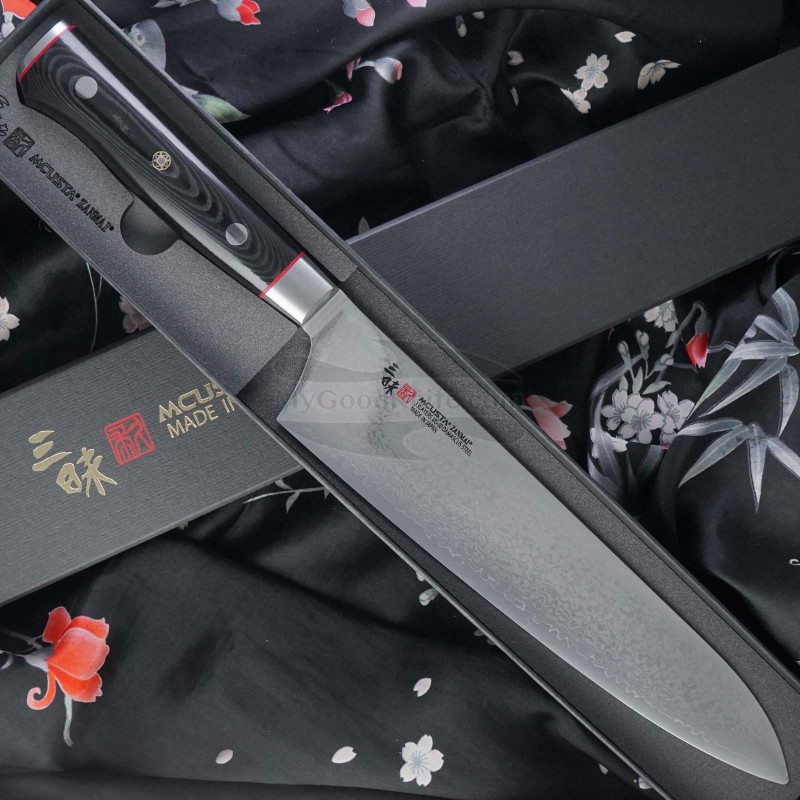 Gyuto Japanese kitchen knife Mcusta Zanmai Classic Pro Zebra HFZ-8007D ...
