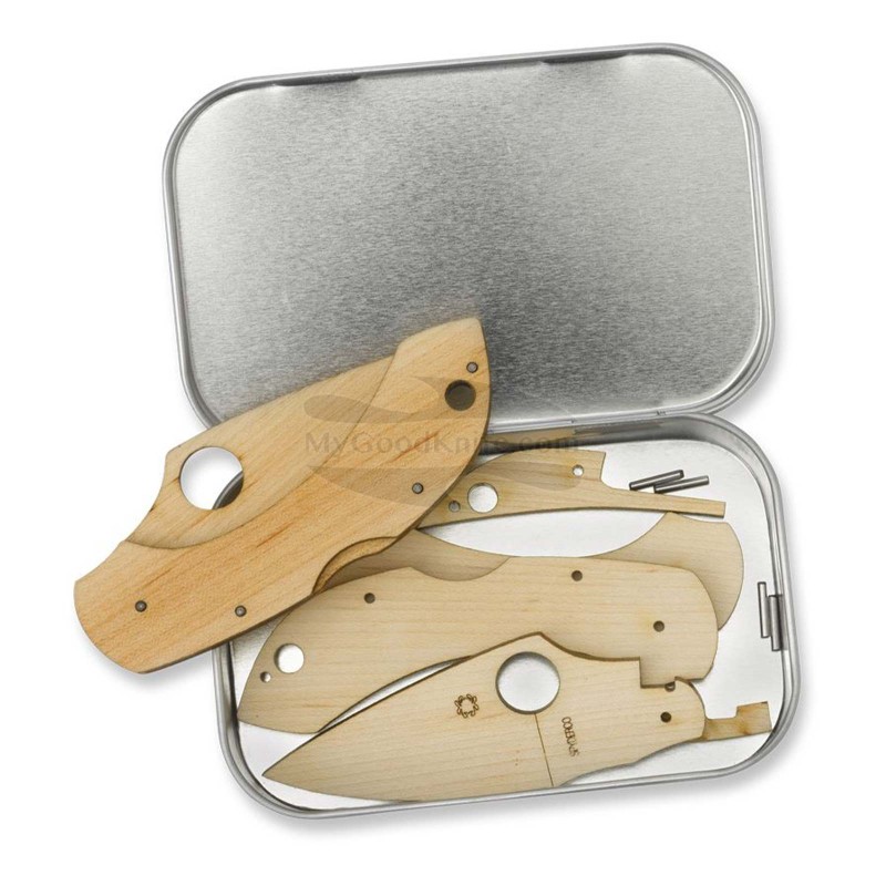 Cuchillo para los ninos Spyderco Dragonfly De madera WDKIT1 7.6cm ...