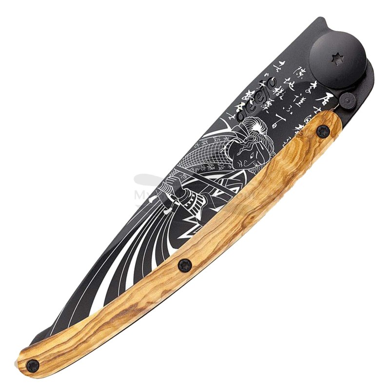Folding knife Deejo Black, Samurai 1GB000166 9.5cm for sale | MyGoodKnife
