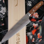 Gyuto Japanese kitchen knife Takeshi Saji VG-10 Colored Damascus HA ...