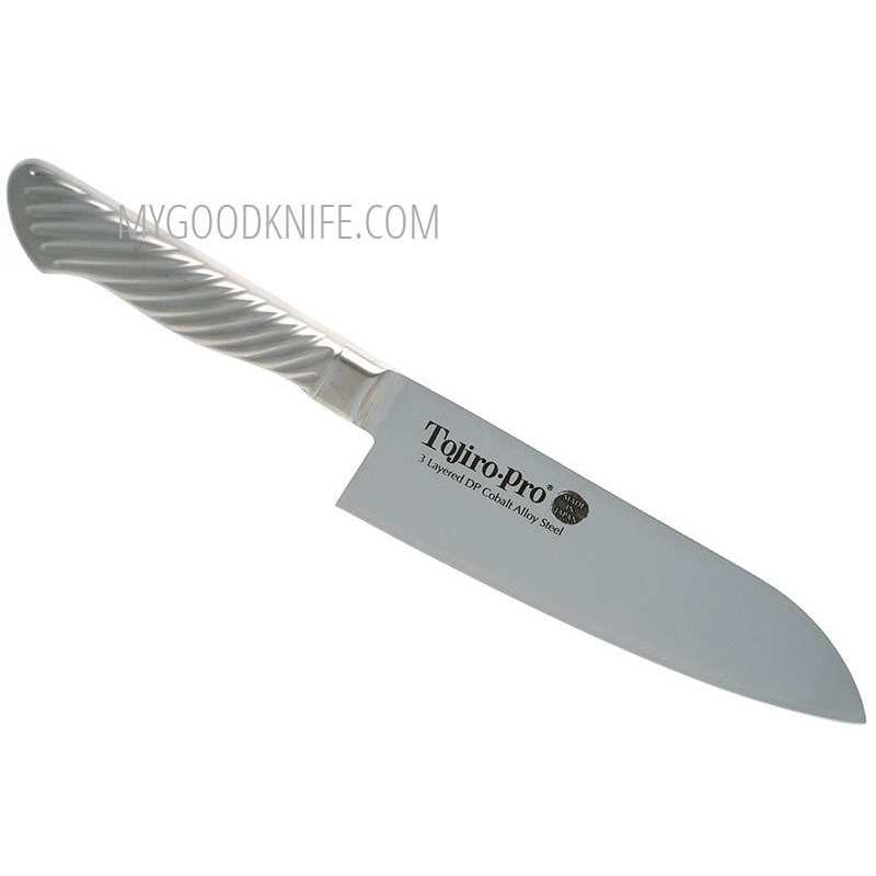 Santoku Japanese kitchen knife Tojiro Pro F-895 17cm for sale | Buy ...